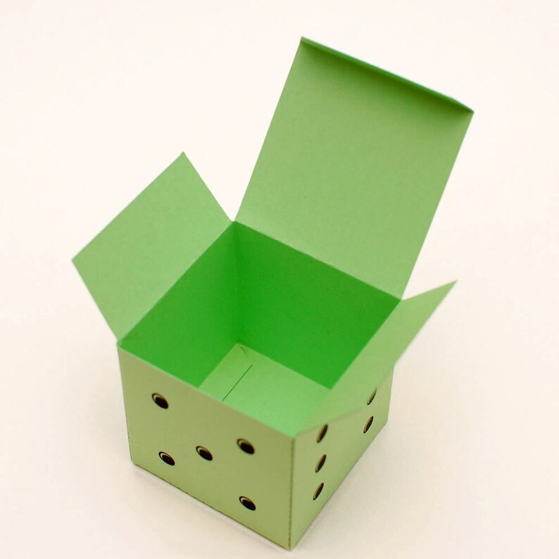 Simple Dice Printable Gift Box, Instant Download - Etsy