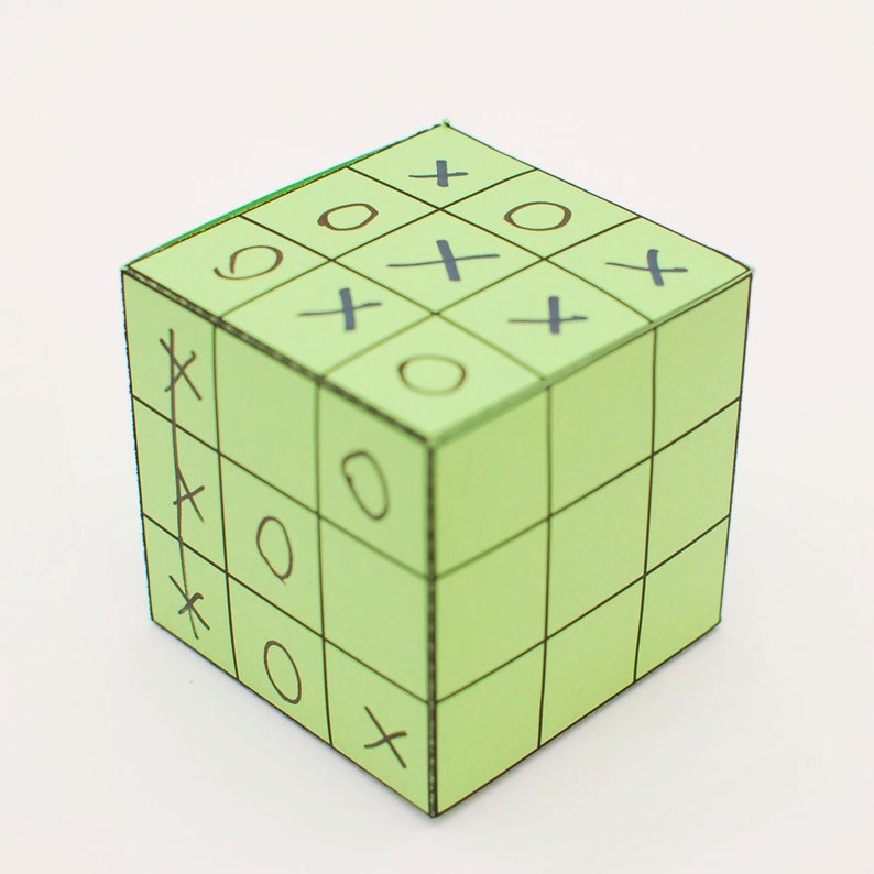 Tic-tac-toe Printable Fun Gift Box, Instant Download - Etsy