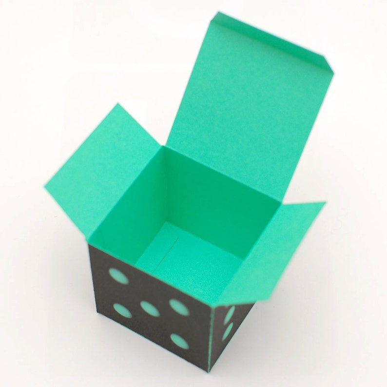 Roll the Dice Printable Gift Box, Instant Download - Etsy