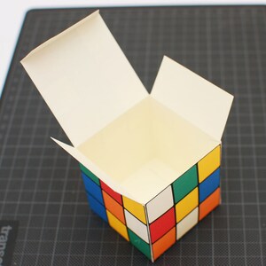 Rubik's Cube Printable Gift Box, Instant Download - Etsy