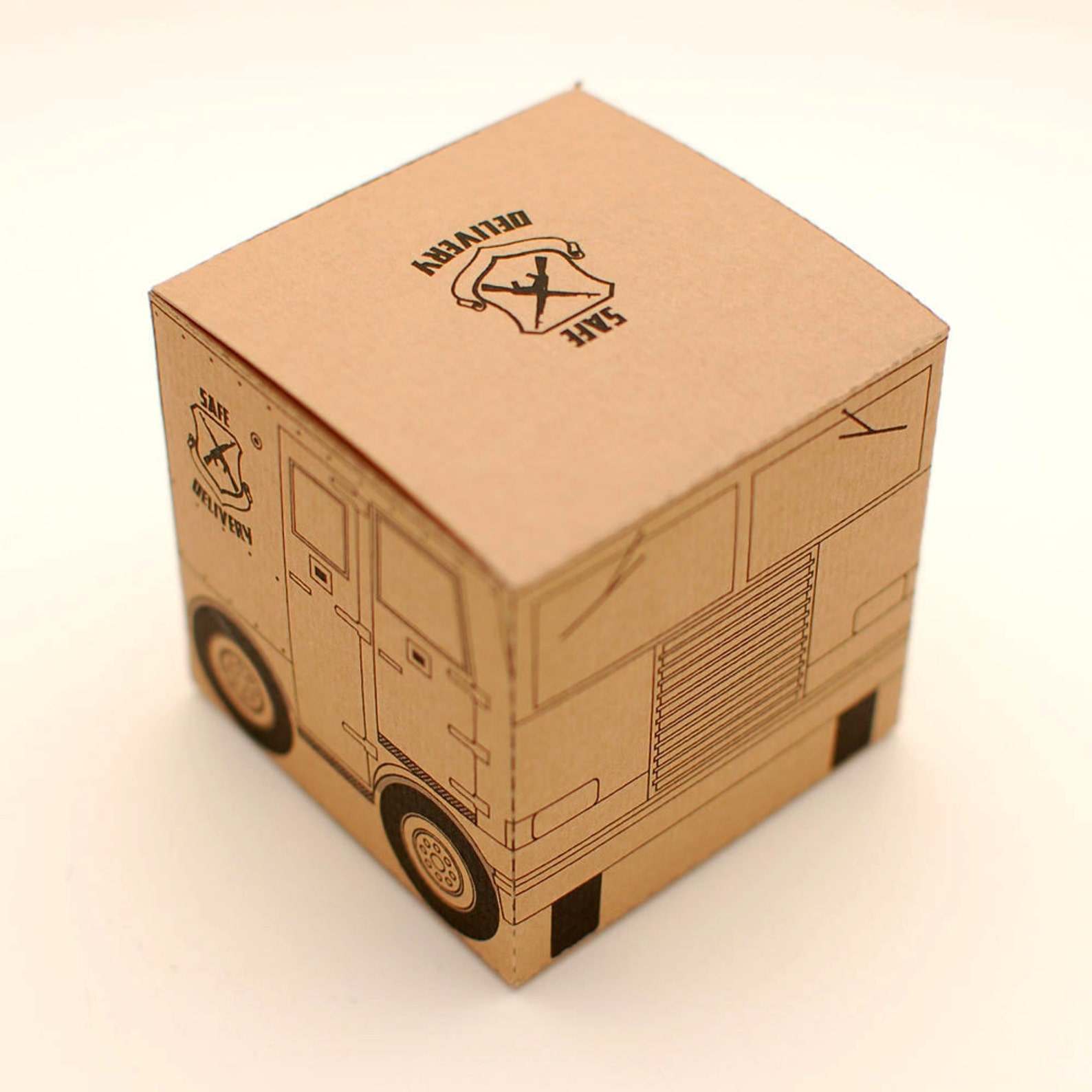 Armoured Delivery Fun Gift Box, Instant Download - Etsy