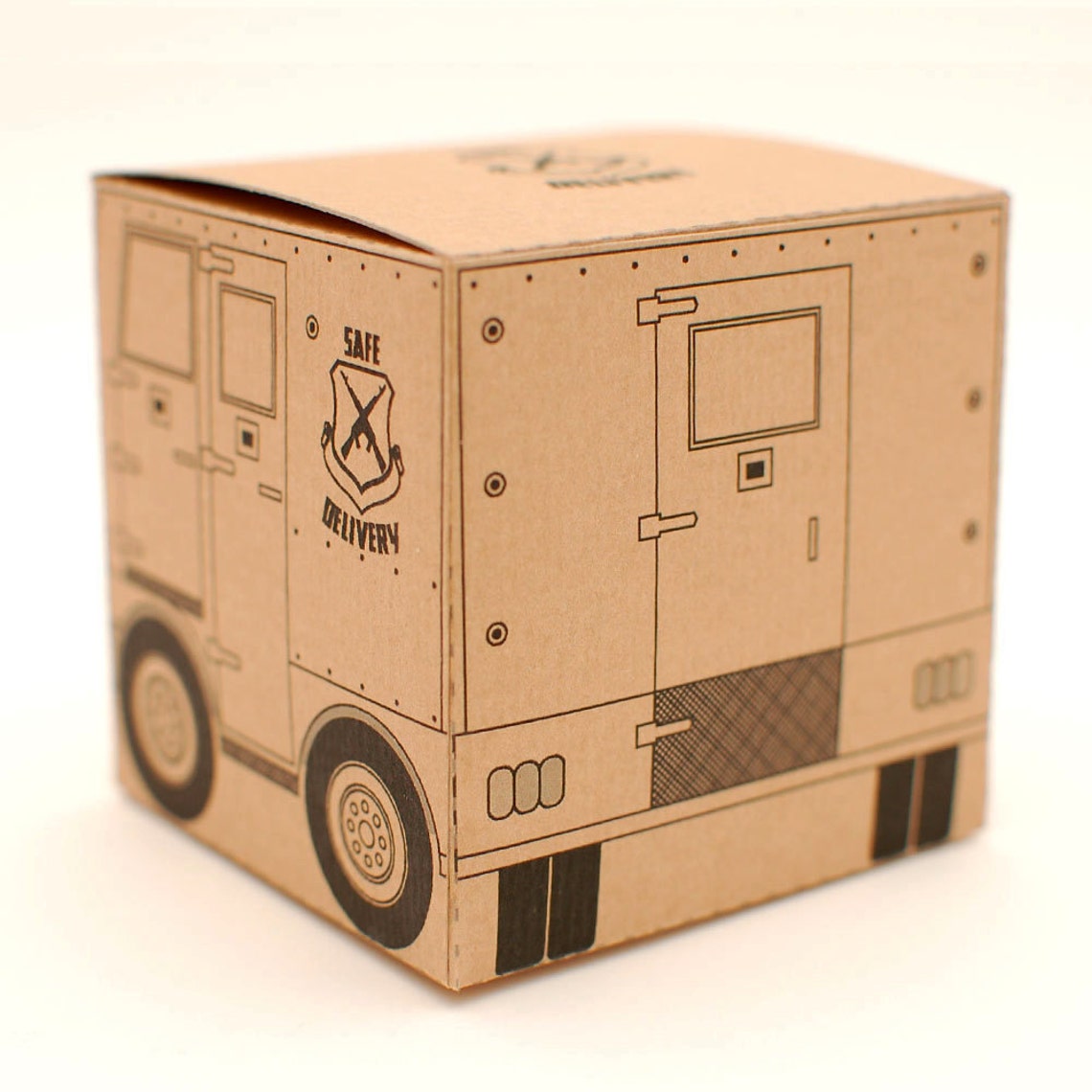 Armoured Delivery Fun Gift Box, Instant Download - Etsy