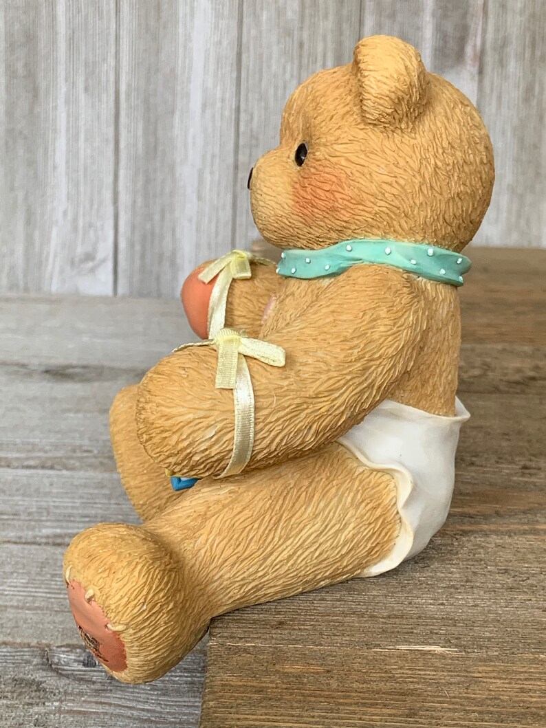 Vintage Cherished Teddies Baby Bear Collectible Figurine by Enesco ...