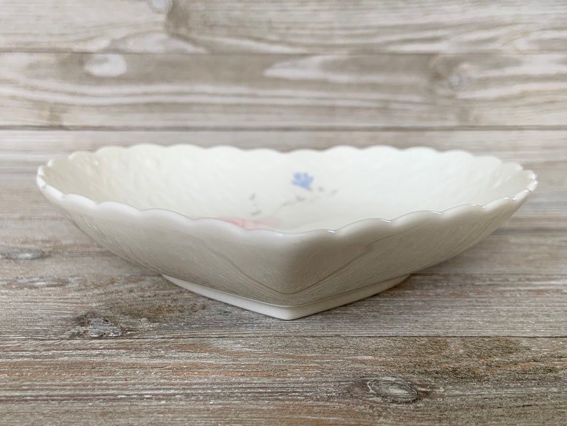 Vintage Heart Shaped Rose China Dish by Mikasa - Etsy