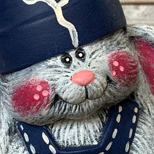 Vintage Handcrafted Ceramic Rabbit Figurine - Etsy