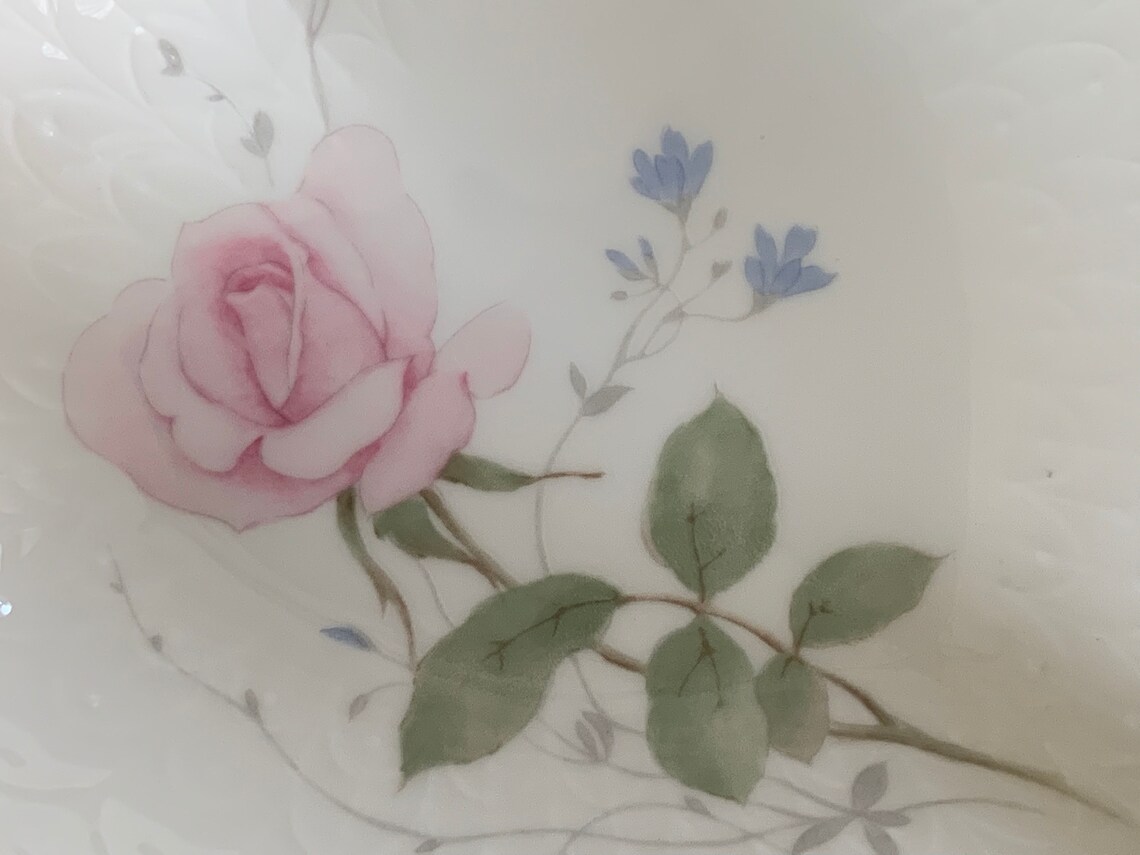Vintage Heart Shaped Rose China Dish by Mikasa - Etsy