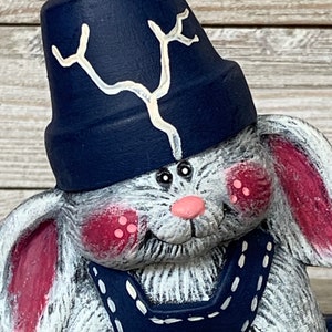 Vintage Handcrafted Ceramic Rabbit Figurine - Etsy