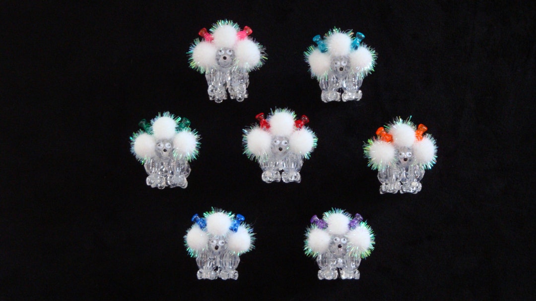 Miniature Poodle Dog Figurine Statue - Etsy