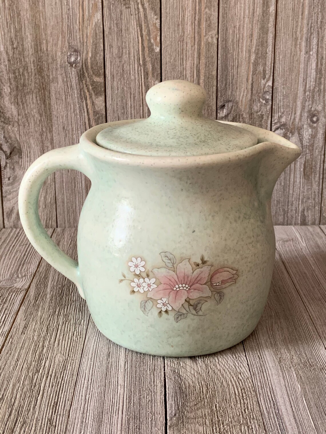 Vintage Handcrafted Farmhouse Pottery Pitcher With Lid | Etsy