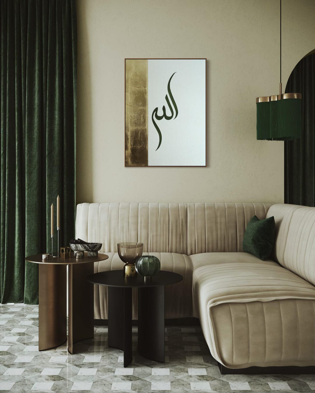Islamic Framed Wall Art, Arabic Calligraphy, Muslim Gifts, Islamic Home ...