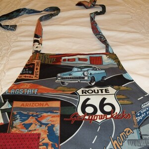 Route 66 Child or Kid Sized Apron Unisex for Boy or Girl in Fabulous ...