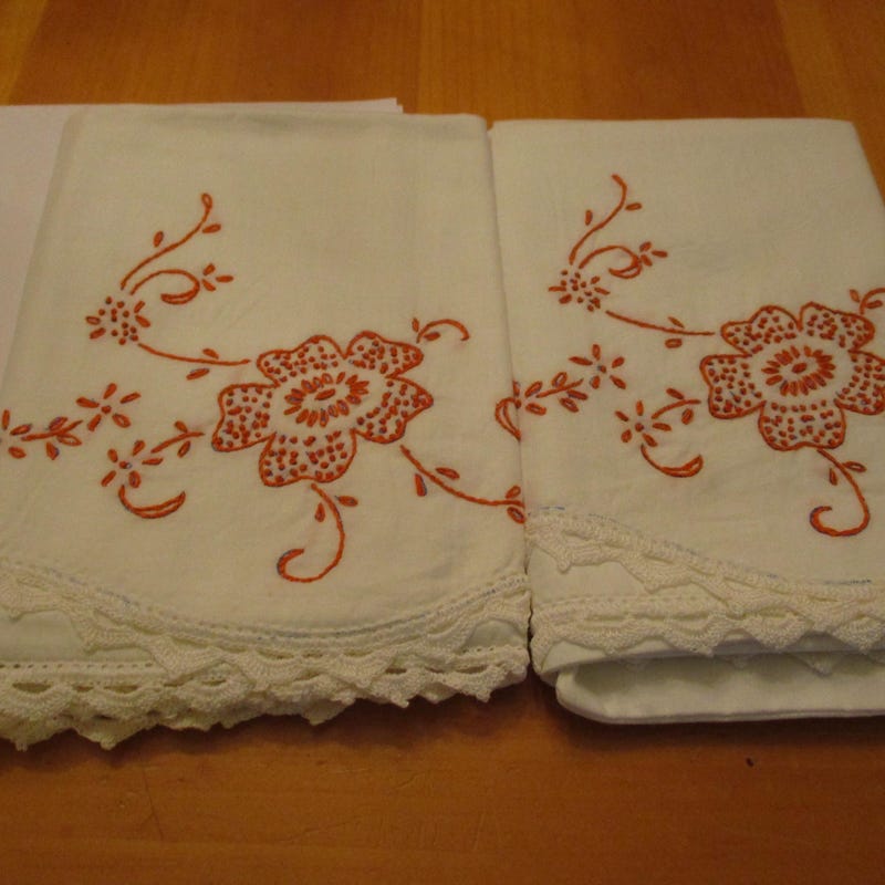 Vintage Pillowcases - Etsy