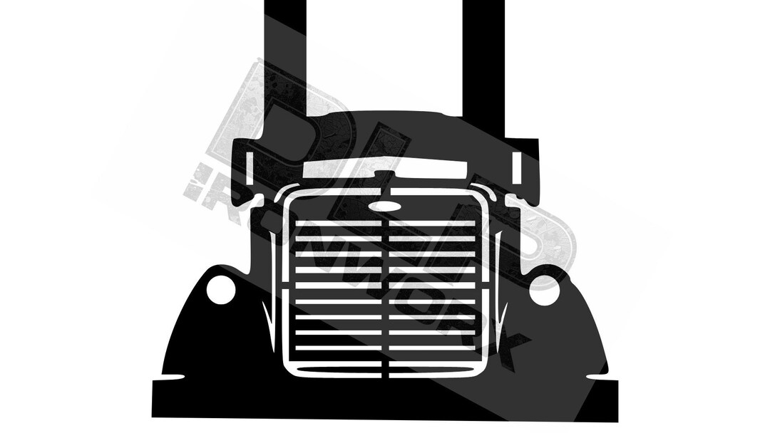 Peterbilt 18 Wheeler Cutting File, SVG DXF PDF - Etsy