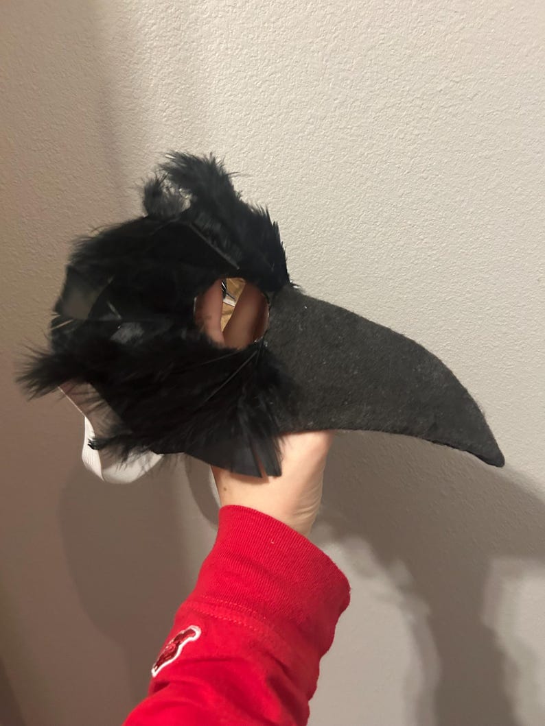 Premade Crow / Raven Lined Therian Mask (willing to Trade And/or Modify ...