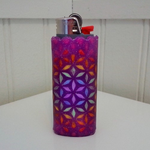 Flower of Life Perler Bead LIGHTER CASE - Etsy
