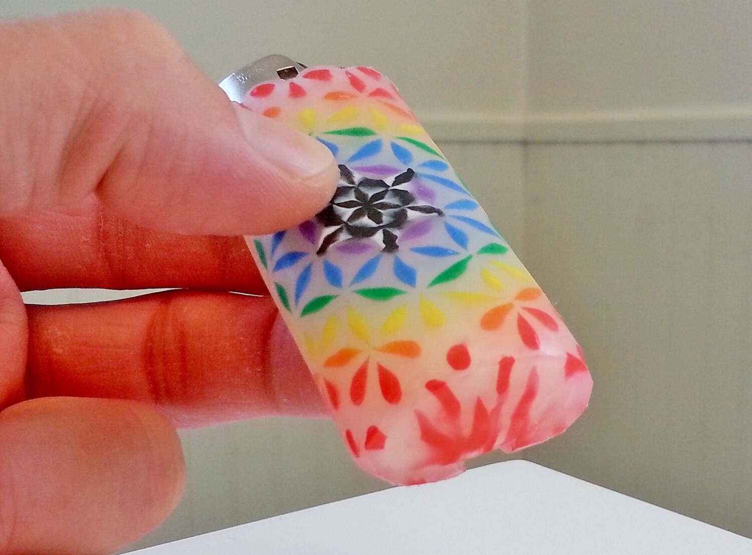 Flower of Life Perler Bead LIGHTER CASE - Etsy