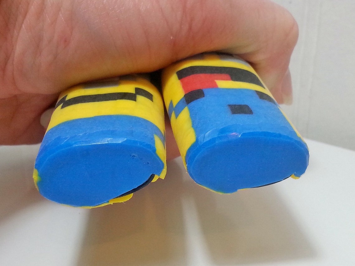 Minions Perler Bead LIGHTER CASES Despicable Me 8 Bit - Etsy