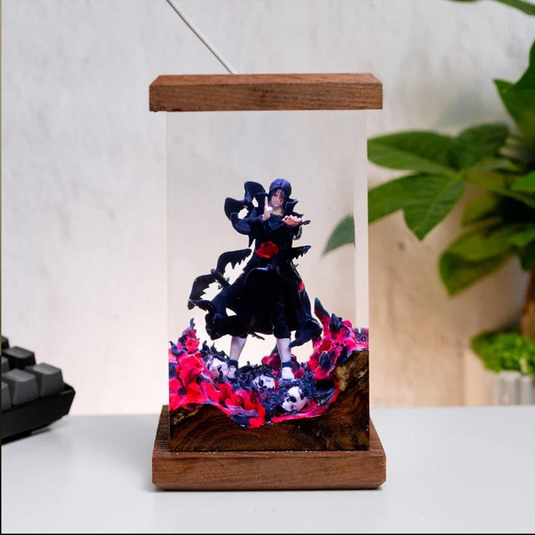 Itac.hi Uc/hih.a Lamp, Epoxy Resin Lamp, Gift for Him, Anime Gift ...