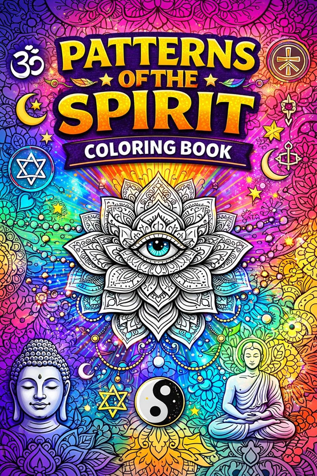Patterns of the Spirit - Adult Coloring Book for Relaxation ...
