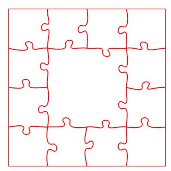 Lege puzzelstukjes - Etsy Nederland