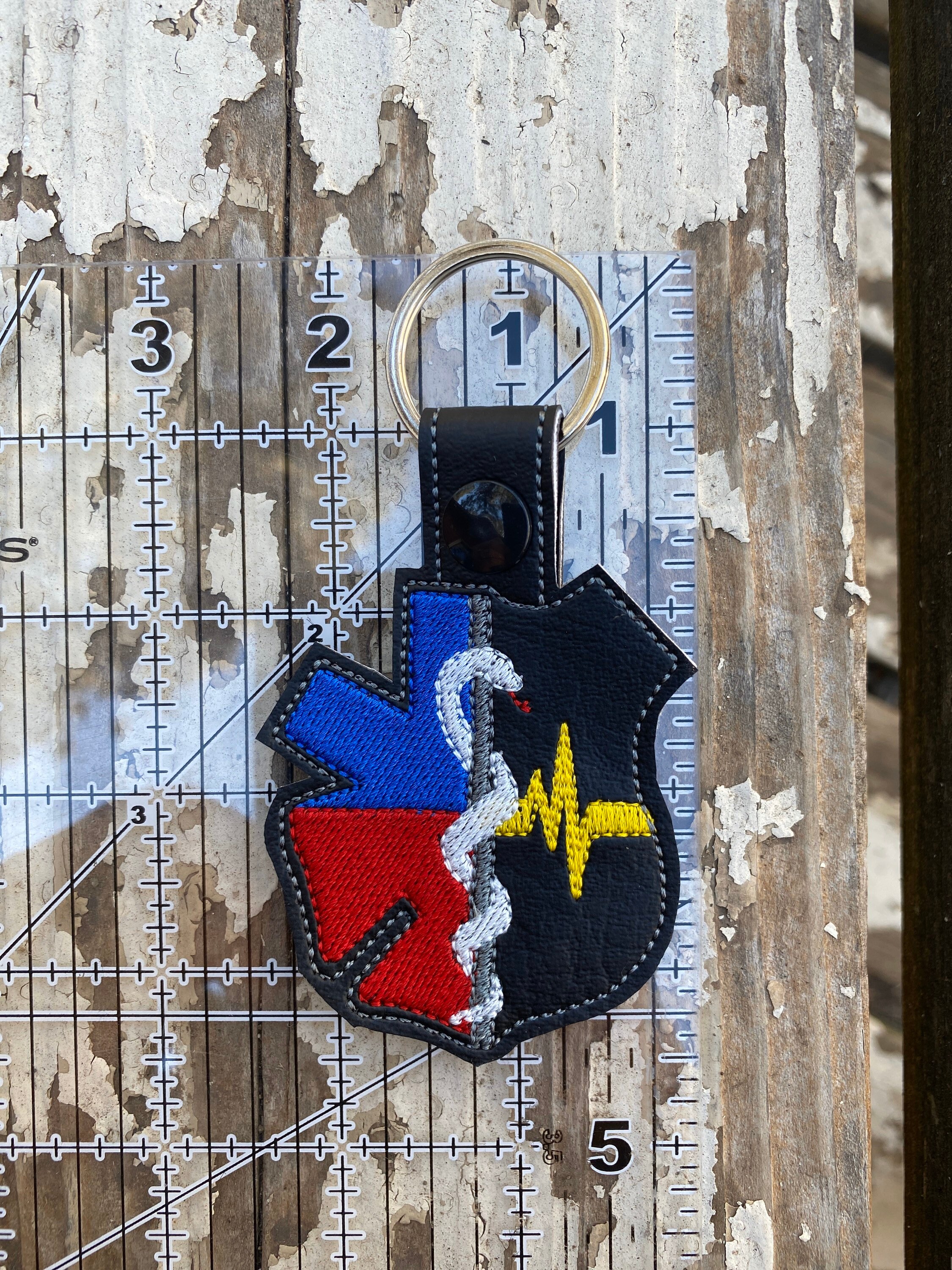 First Responder Keychain Police Fire EMS Dispatch Gift - Etsy