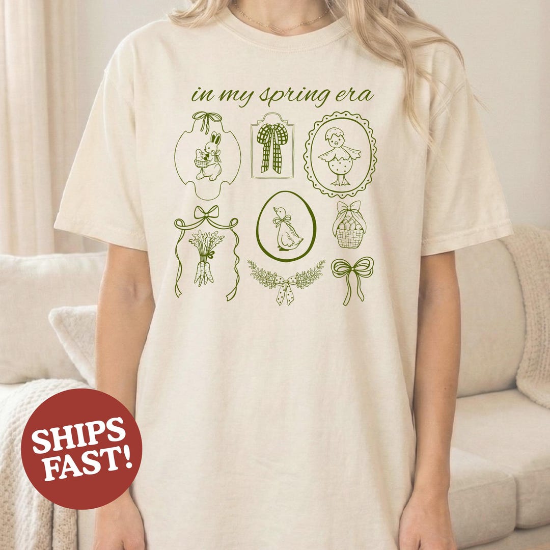 Comfort Colors® in My Spring Era Tee | Easter Shirt, Spring Tee for ...