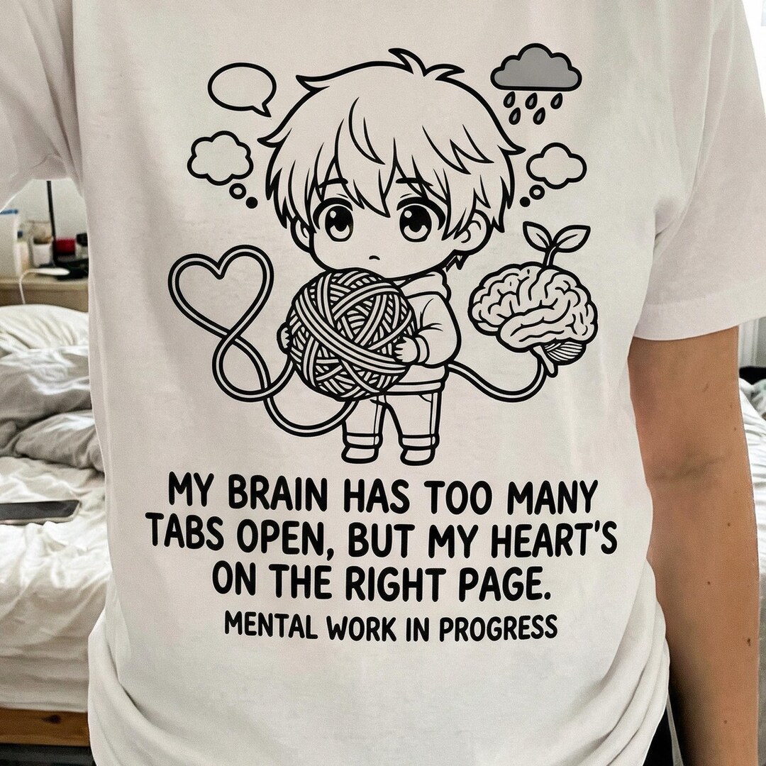 Too Many Tabs Open Anime Graphic T-shirt - Etsy