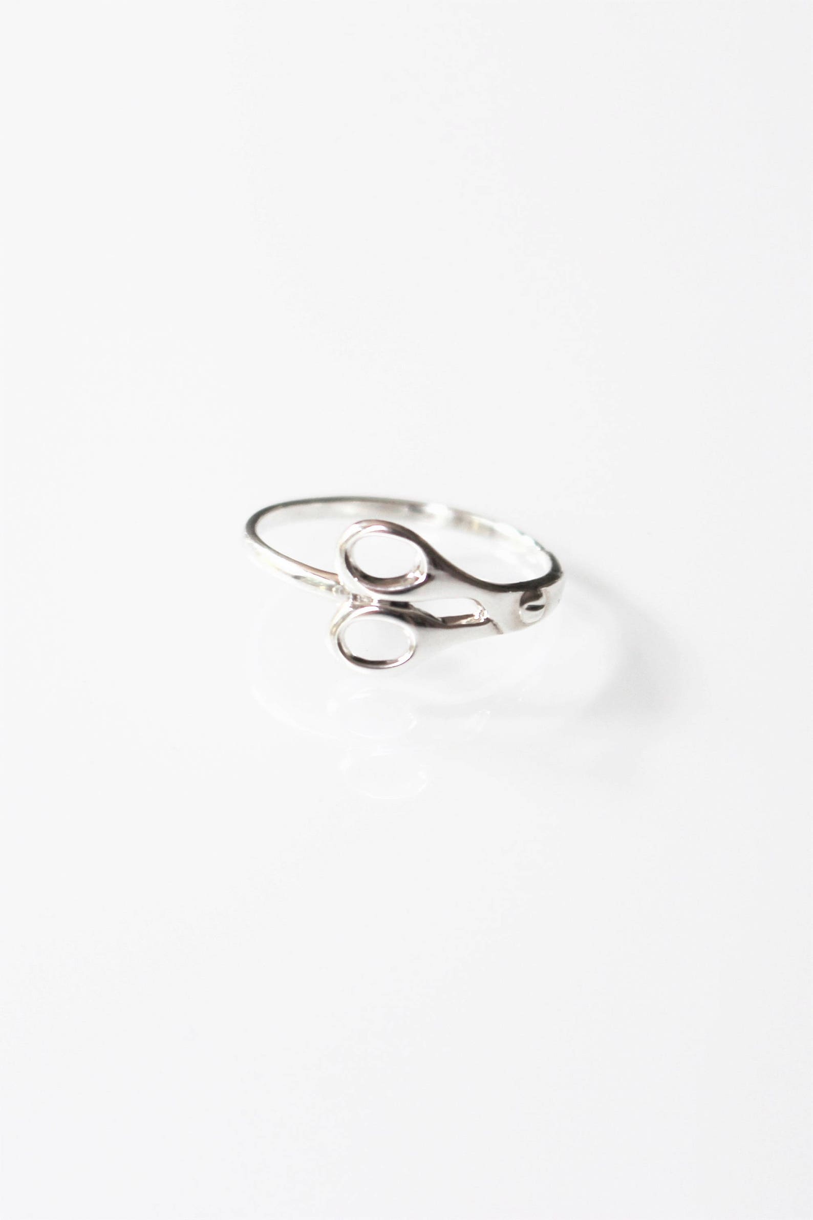 Scissors Ring in Sterling Silver Unique Trendy - Etsy