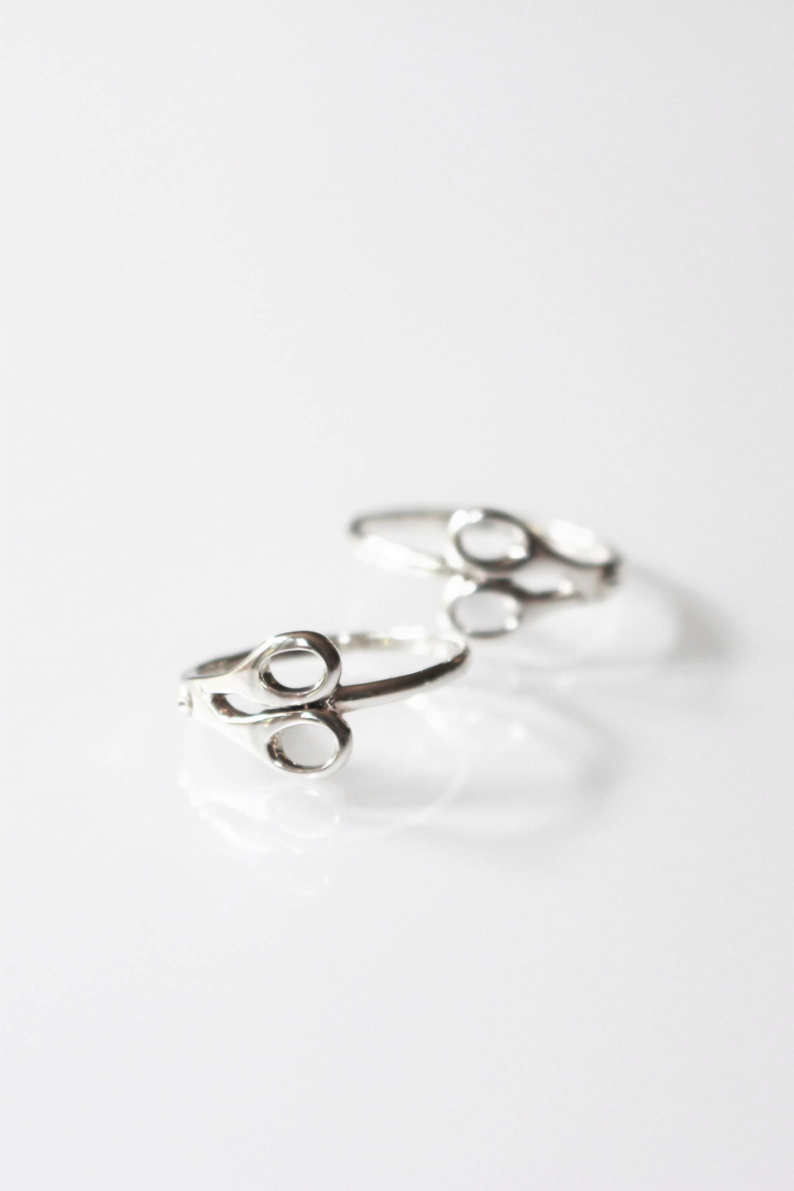 Scissors Ring in Sterling Silver Unique Trendy - Etsy