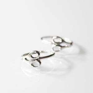 Scissors Ring in Sterling Silver | Unique Trendy Hypoallergenic ...