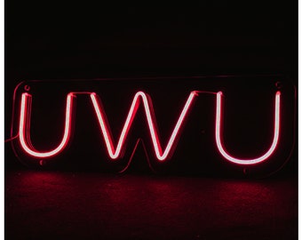 Uwu Neon Decor Sign - Etsy UK