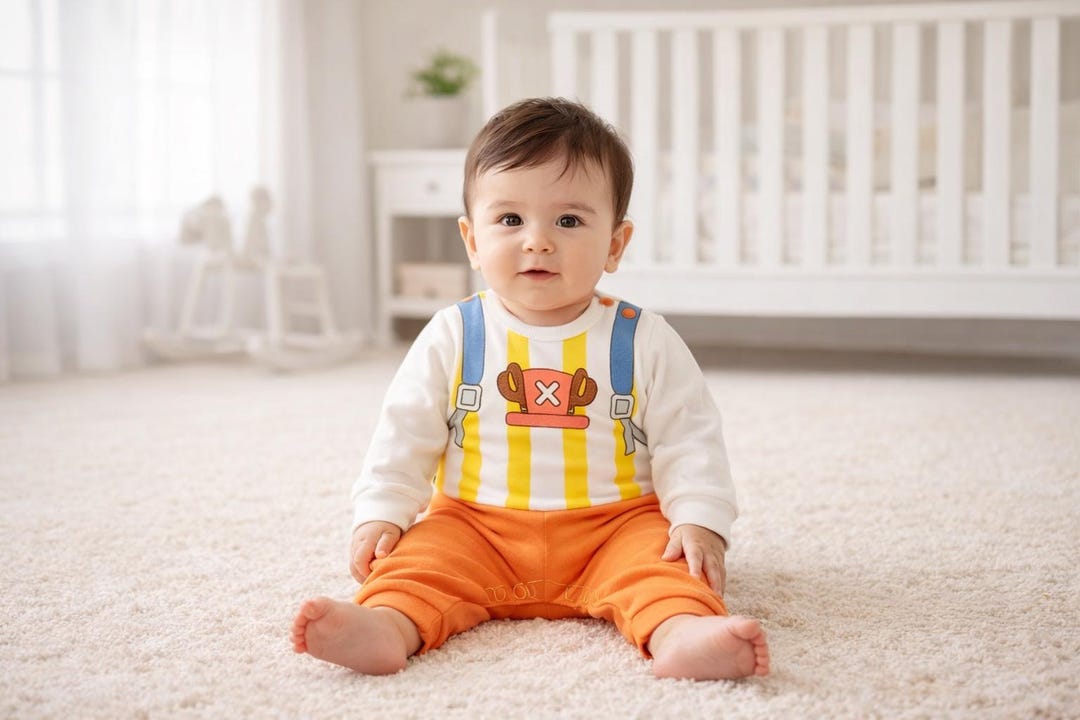 Baby Chopper Cosplay Romper – One Piece Anime Outfit With Hat Symbol - Etsy