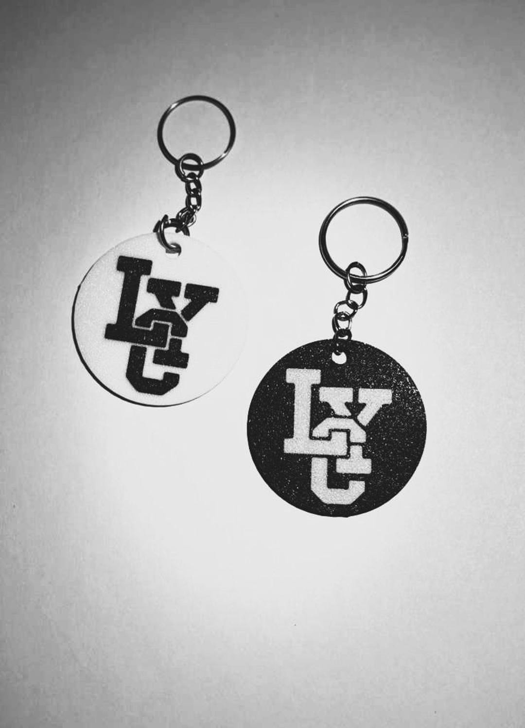 Legacy-inspired 3D Printed Keychain | Custom Initials | Personalized ...