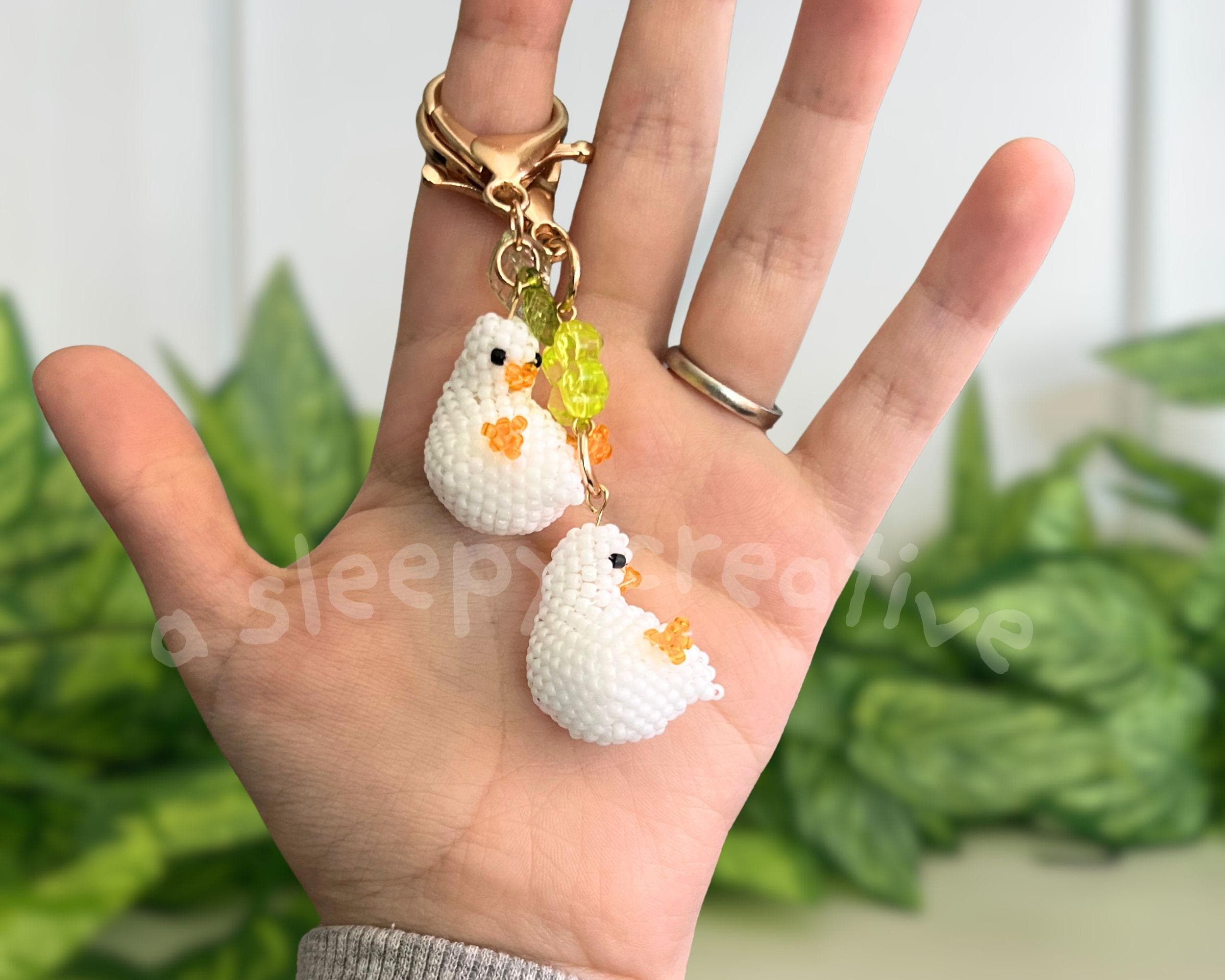 Beaded Duck Pattern PDF • 3D Seed Bead Tutorial | Peyote Stitch ...