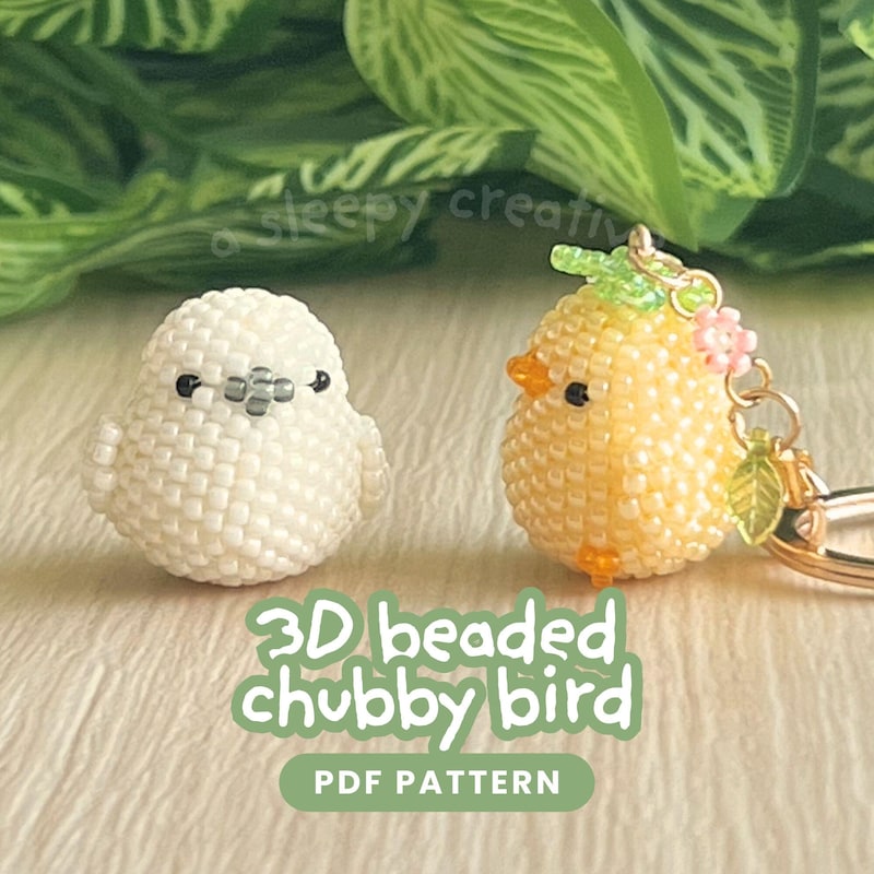 Beaded Keychain Birds - Etsy