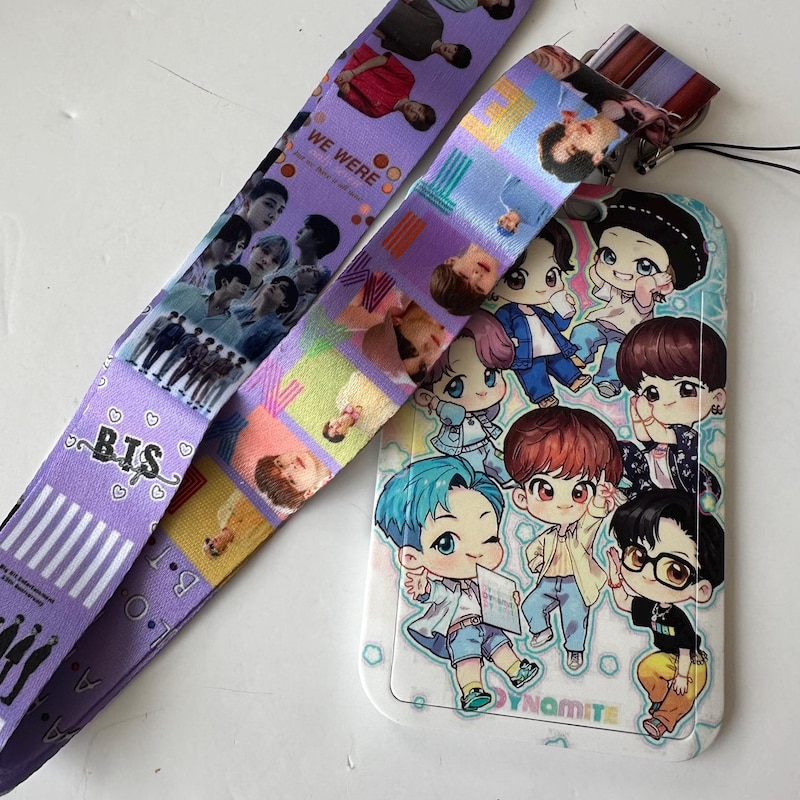 Lanyard Badge Holder Bts - Etsy