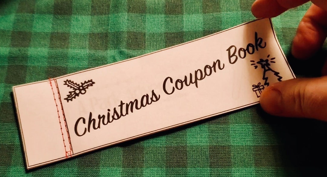 Christmas Coupon Book DIGITAL DOWNLOAD - Etsy