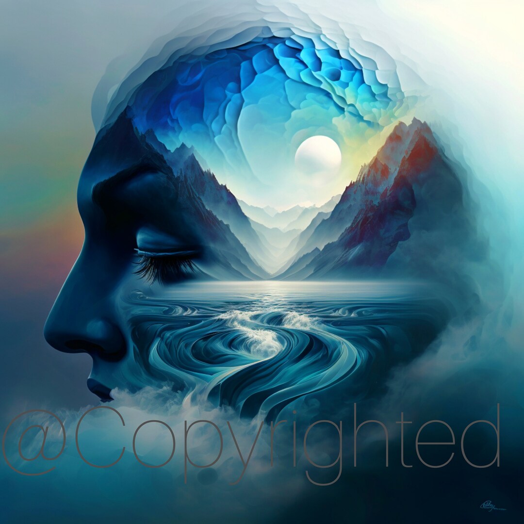 Calm Mind chakras Colors mindfulness Artwork boho - Etsy