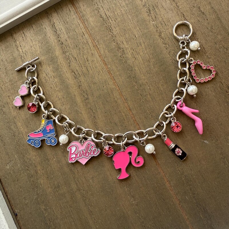 Barbie Charm Bracelet - Etsy