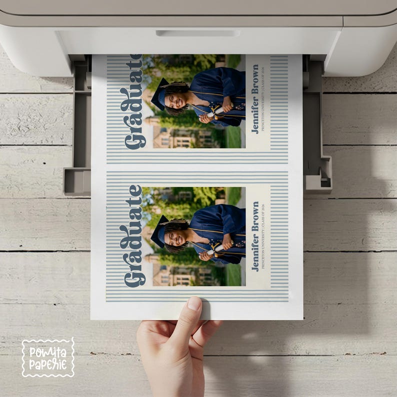 Graduation Announcement Template | Photo Graduation Invitation ...