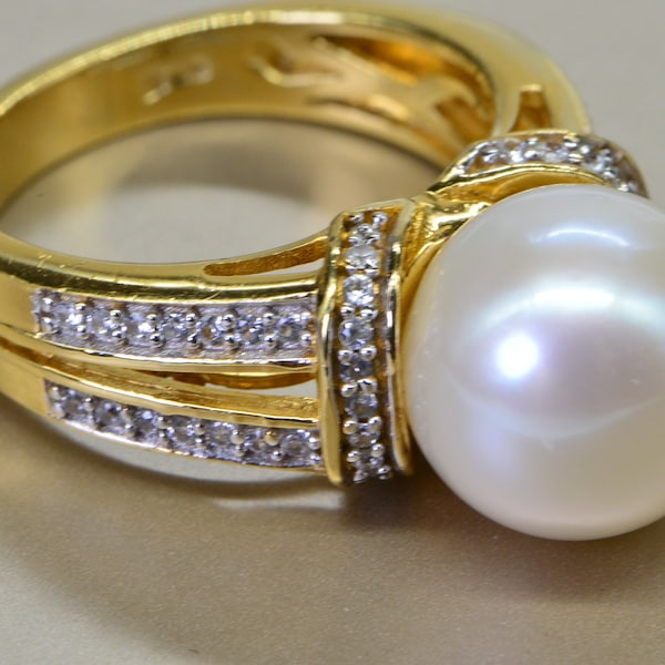 Single Pearl Ring - Etsy