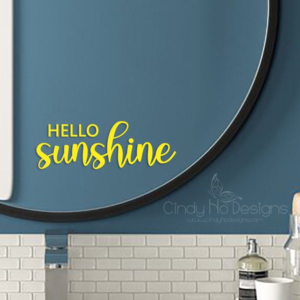 Sunshine Wall Decal - Etsy