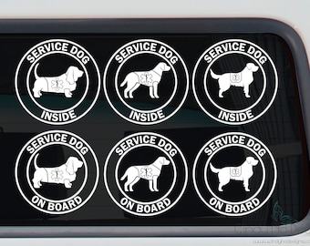 Dog Inside Decal - Etsy