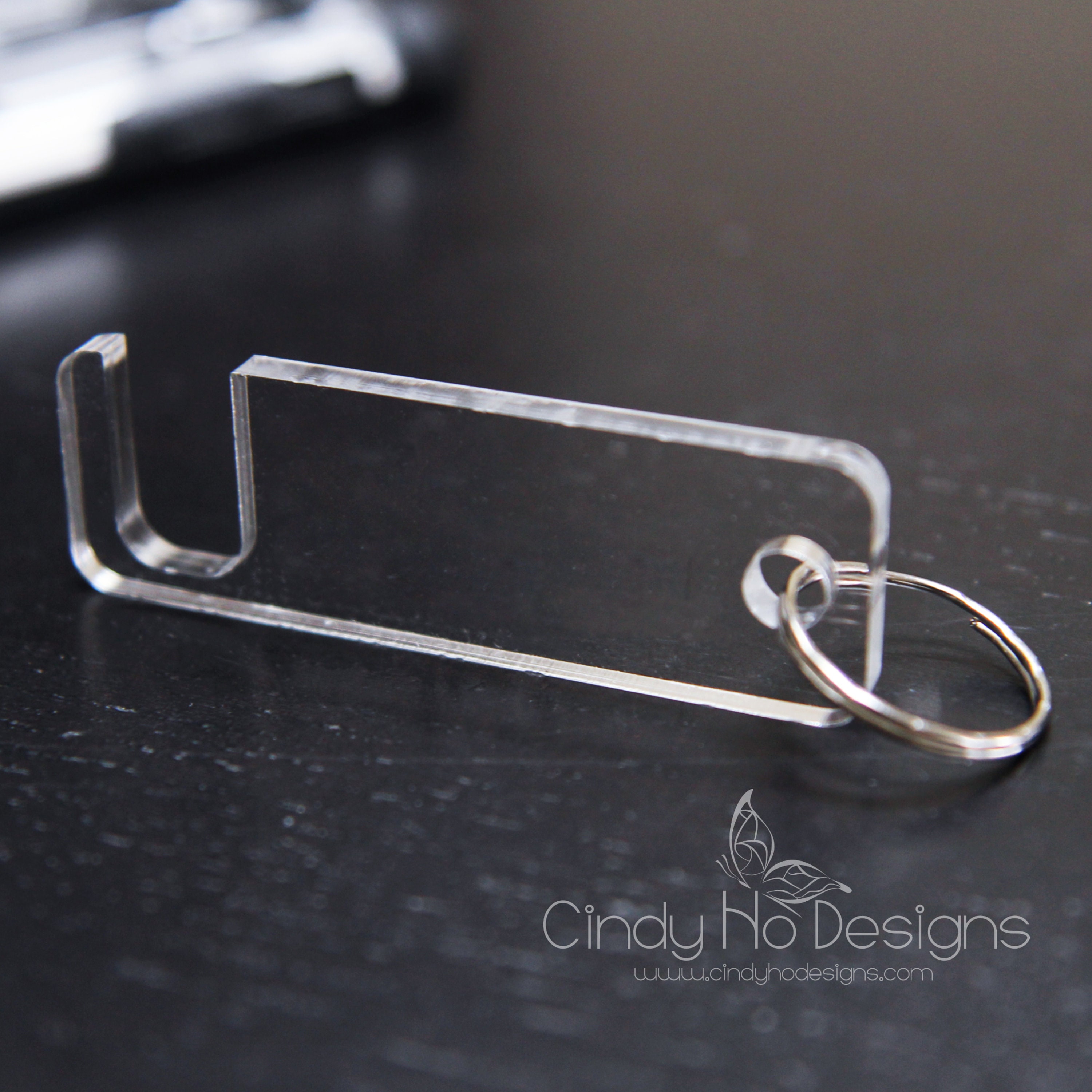 Ruler Phone Stand Acrylic Keychain Available in Imperial or | Etsy