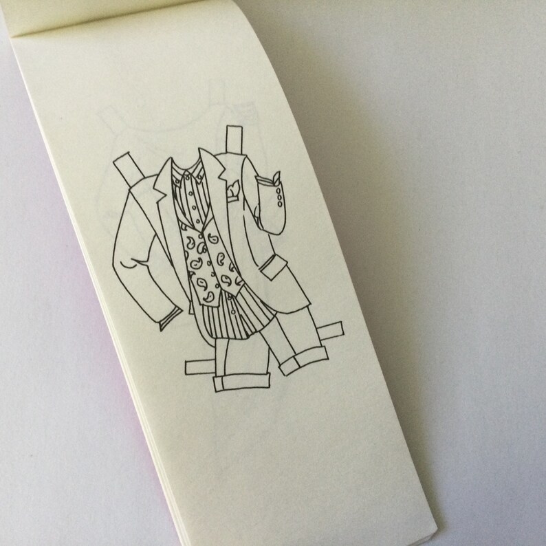 Mini Mannequin Paper Doll Book Cut Out Paper Doll and - Etsy