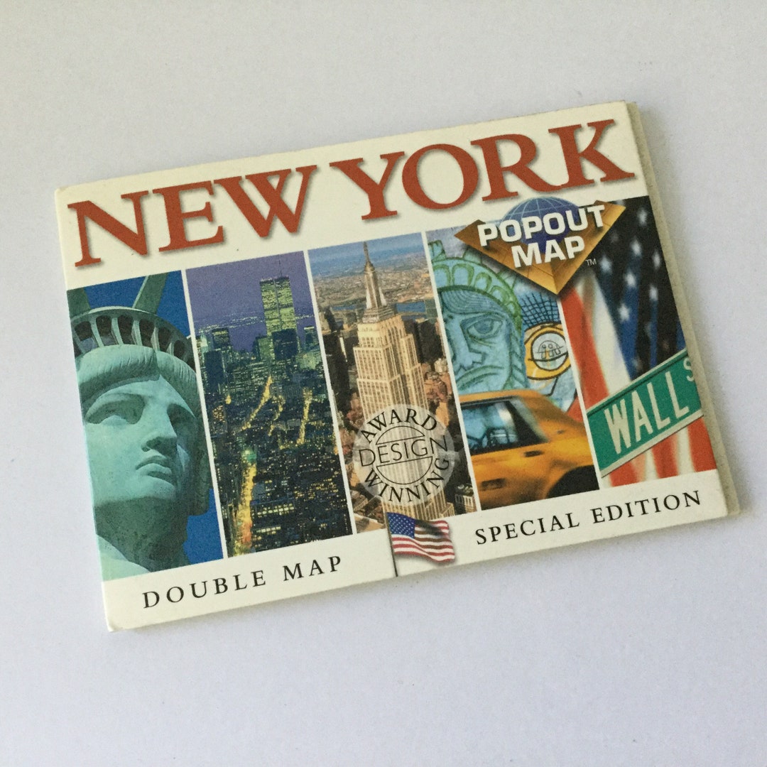 New York, USA Pop Out Map and Guide Small Pocket Guide Travel, Tour ...