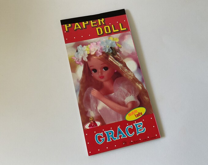 Grace Noble Lady Paper Doll Mini Notebook Pad - Cut Out Paper Doll and ...