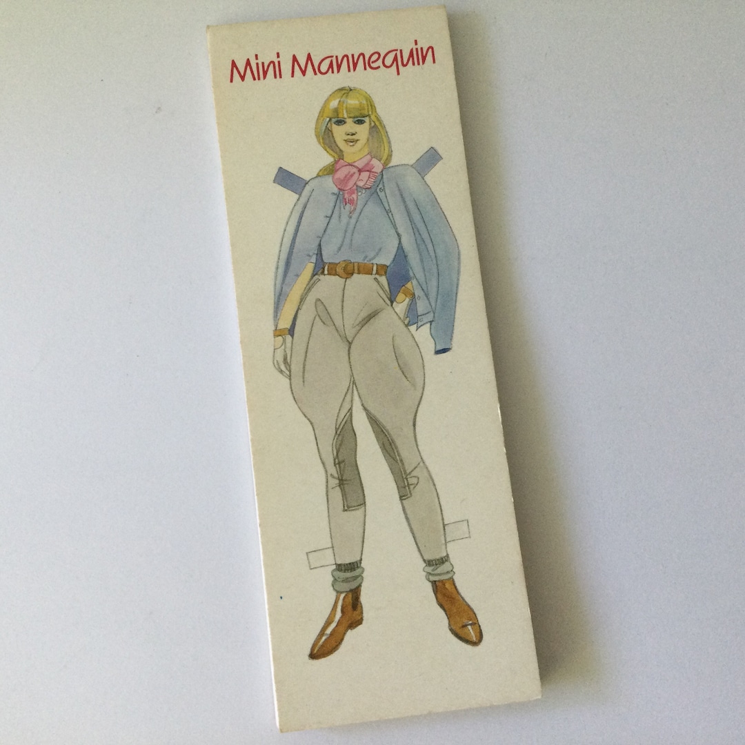 Mini Mannequin Paper Doll Book Cut Out Paper Doll and Clothes Geepap ...