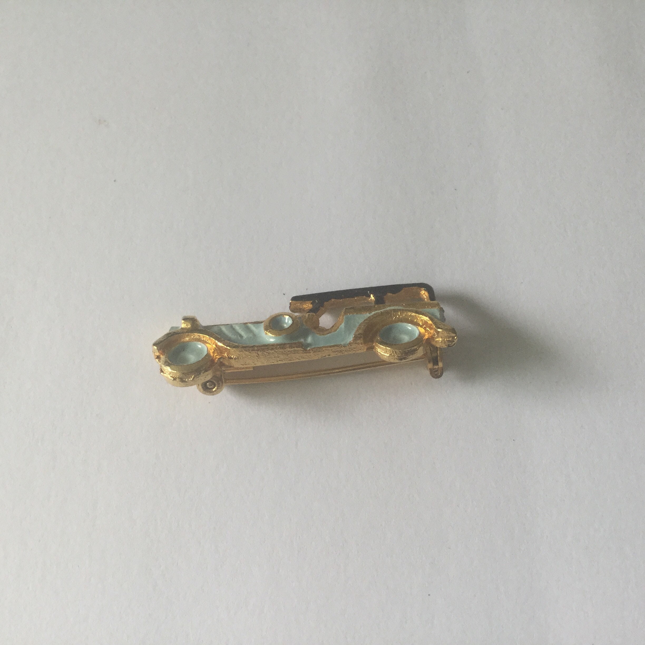 Vintage Car Brooch 1980s Old Fashioned Car in Metal and - Etsy Australia