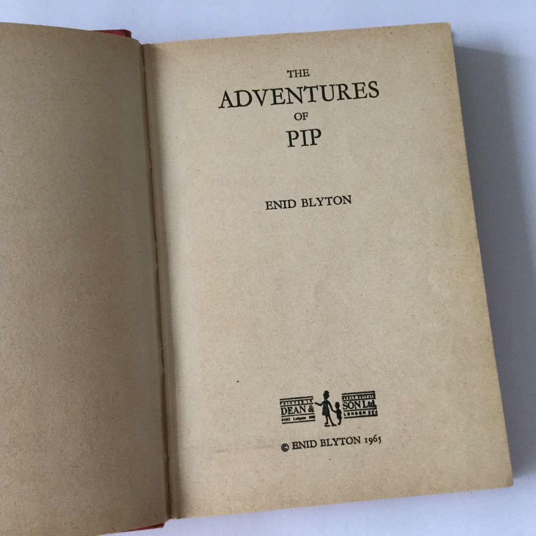 The Adventures of Pip Enid Blyton 1965 Hardback Childrens - Etsy
